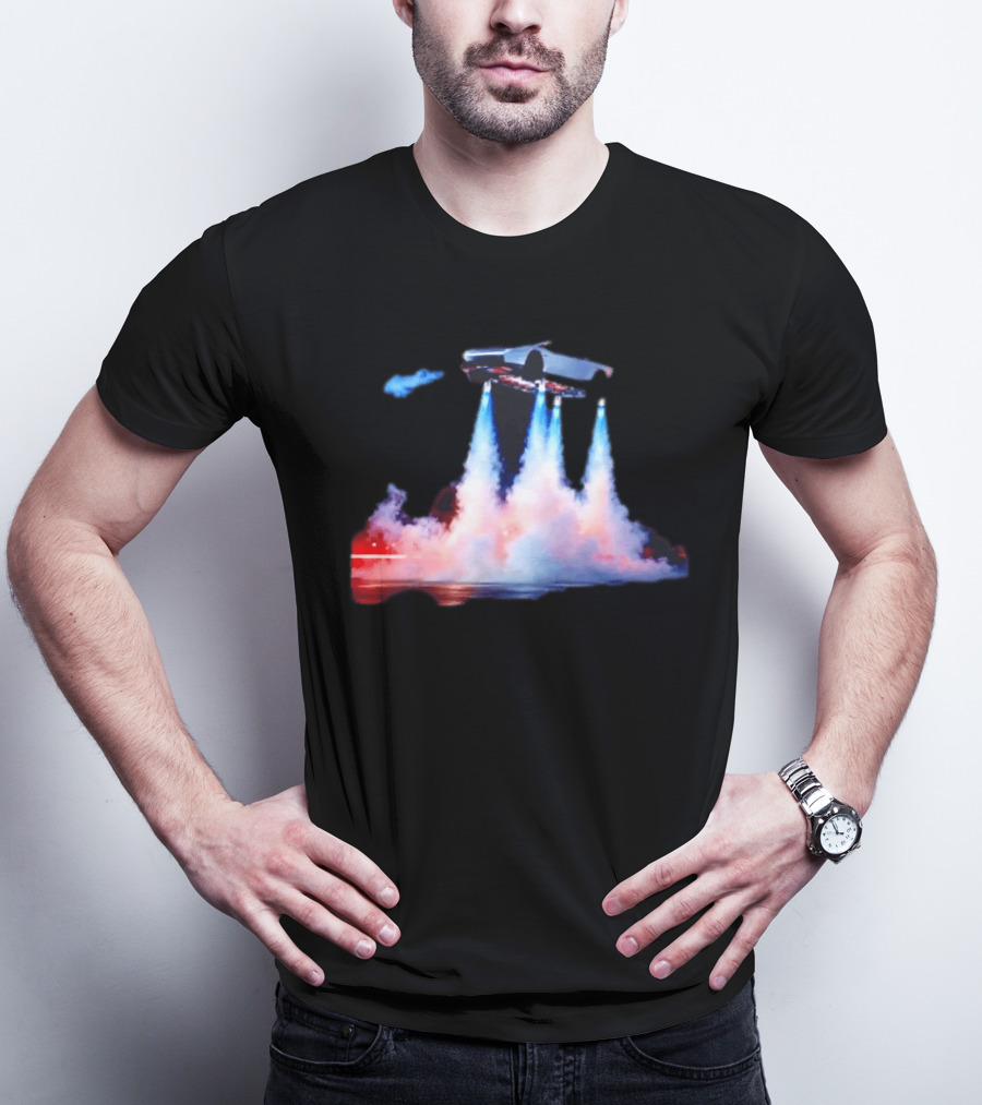 Tesla Flying Car Rocket Launch Innovation T-Shirt