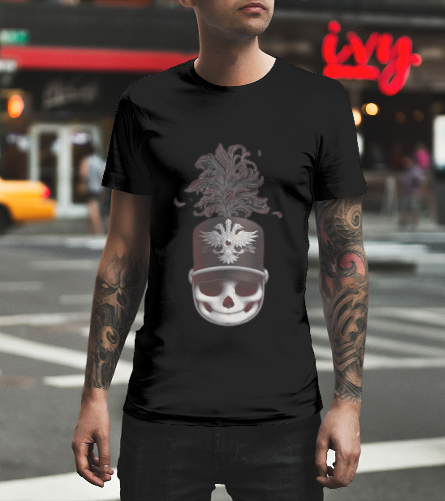 My Chemical Romance Black Parade Skeleton Marching Band Helmet T-Shirt
