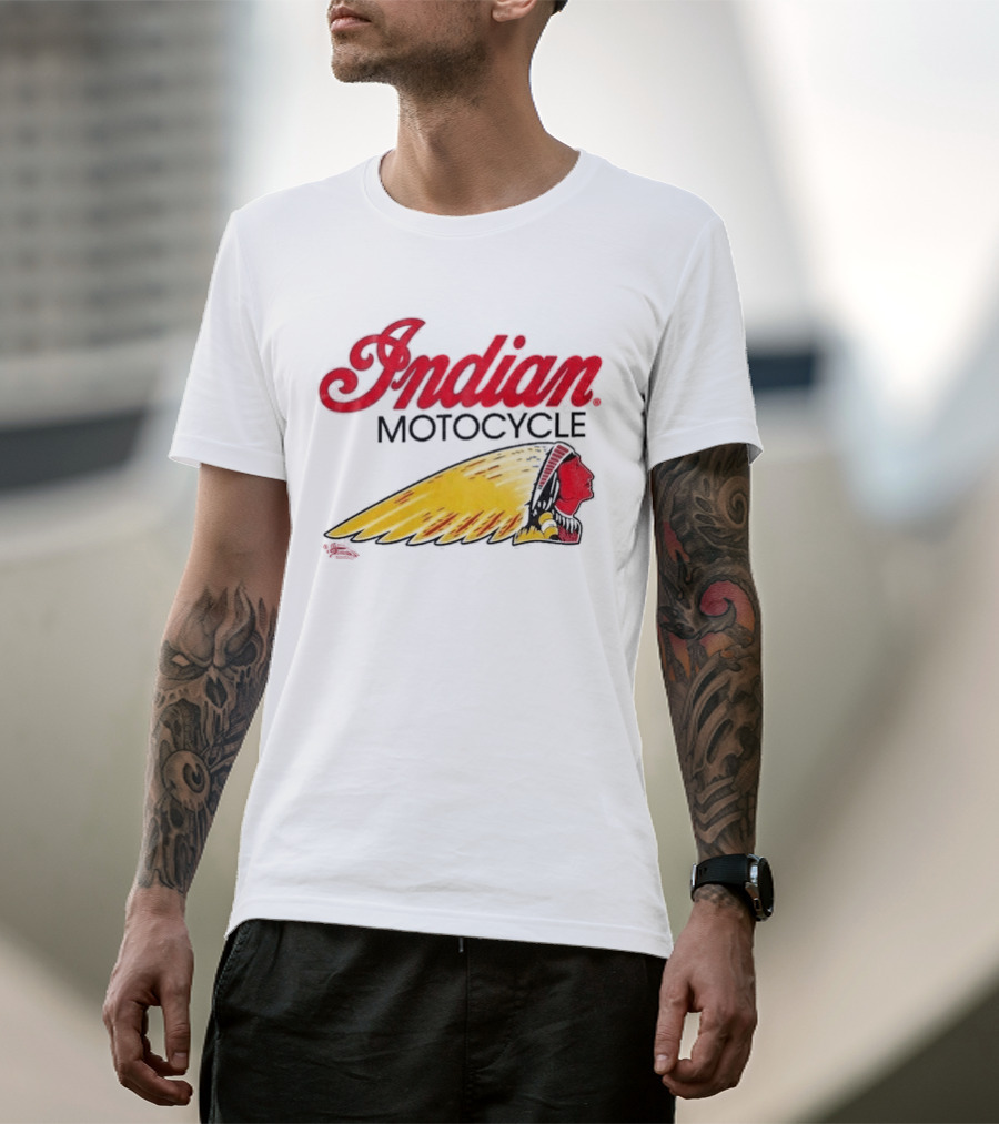 Indian Motorcycle Vintage Head T-Shirt