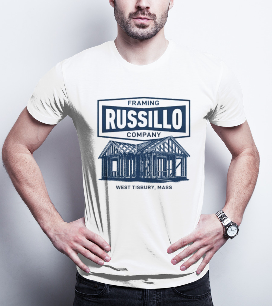 Russillo Framing Company West Tisbury Mass Building T-Shirt