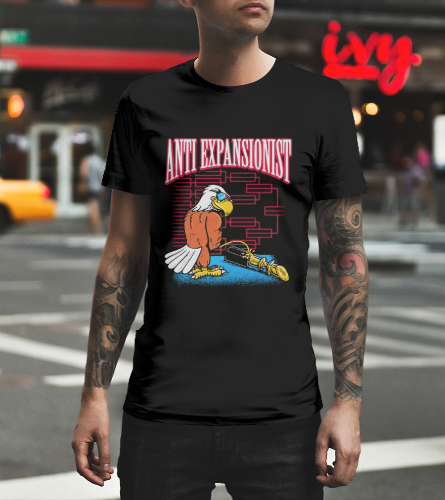 Anti Expansionist Eagle Peeing T-Shirt