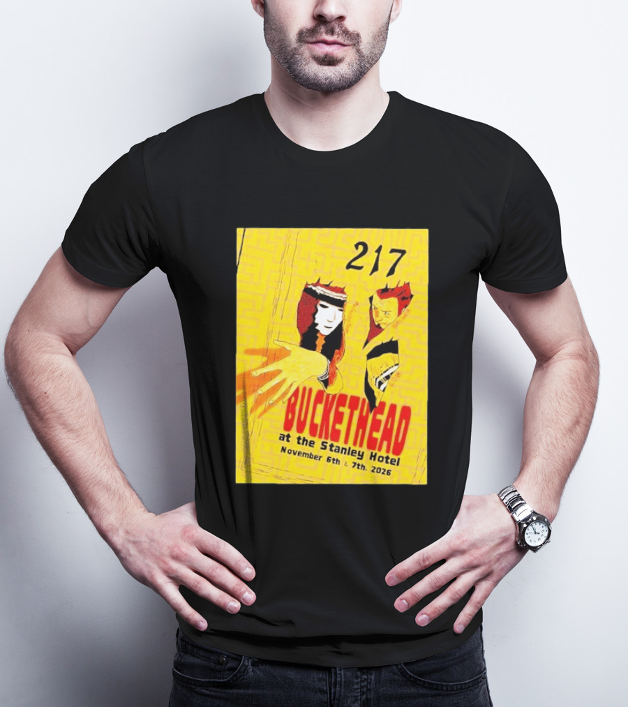 Buckethead 217 At The Stanley Hotel November 6th & 7th 2026 T-Shirt