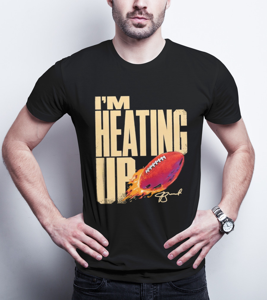 I'm Heating Up Jameis Winston New York Giants Stacked Football T-Shirt