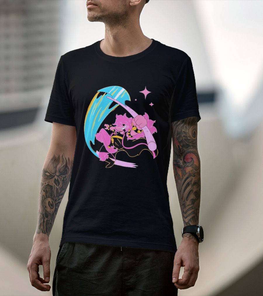 Deltarune Rudebuster Axe Character Slash Attack T-Shirt
