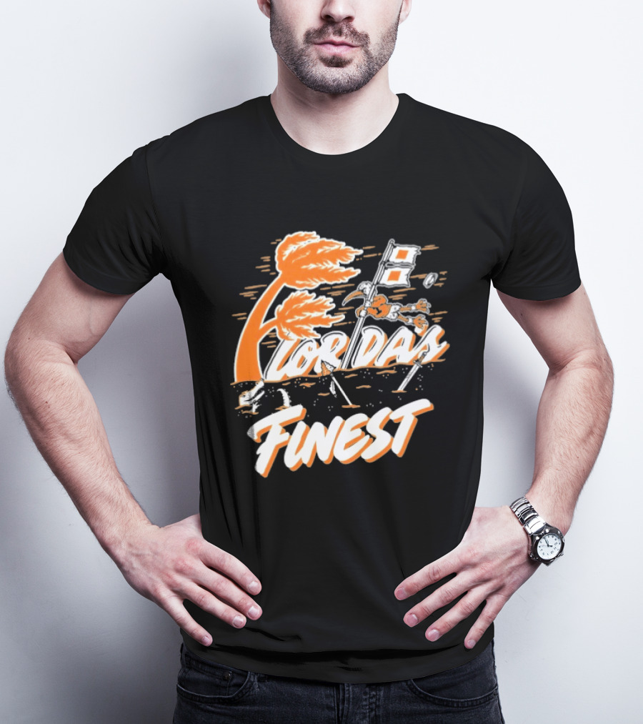 Miami Hurricanes Florida's Finest Palm Tree T-Shirt