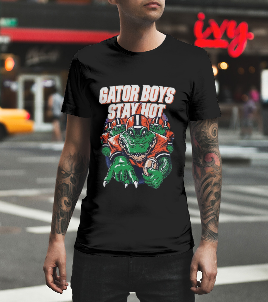 Florida Gators Gator Boys Stay Hot Football Spirit T-Shirt