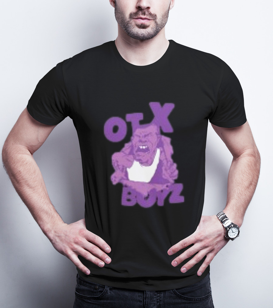 OTX Boyz Purple Character Geezy World Store Breakout T-Shirt