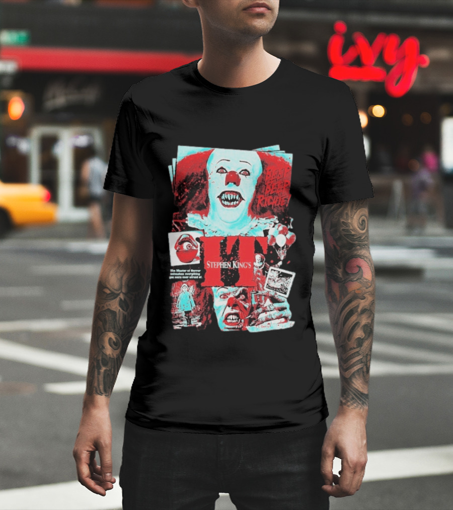 Stephen King's IT Beep Beep Richie Pennywise And Nightmare In Derry T-Shirt