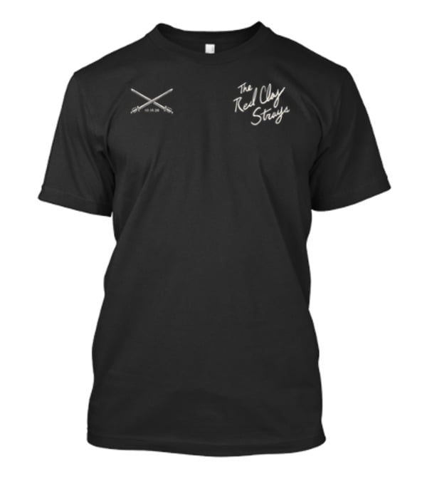 The Red Clay Strays Savannah GA October 15 2026 Tour Grungy Cross T-Shirt