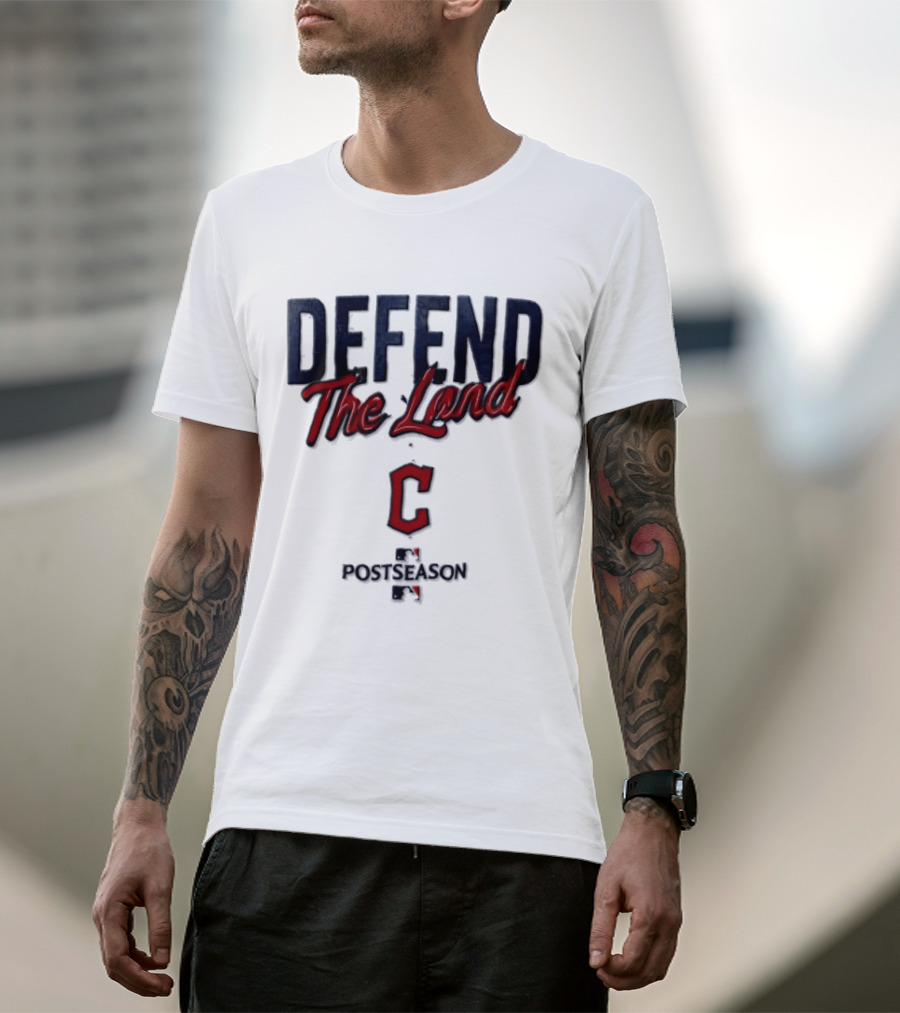 Cleveland Guardians Defend The Land Postseason C T-Shirt