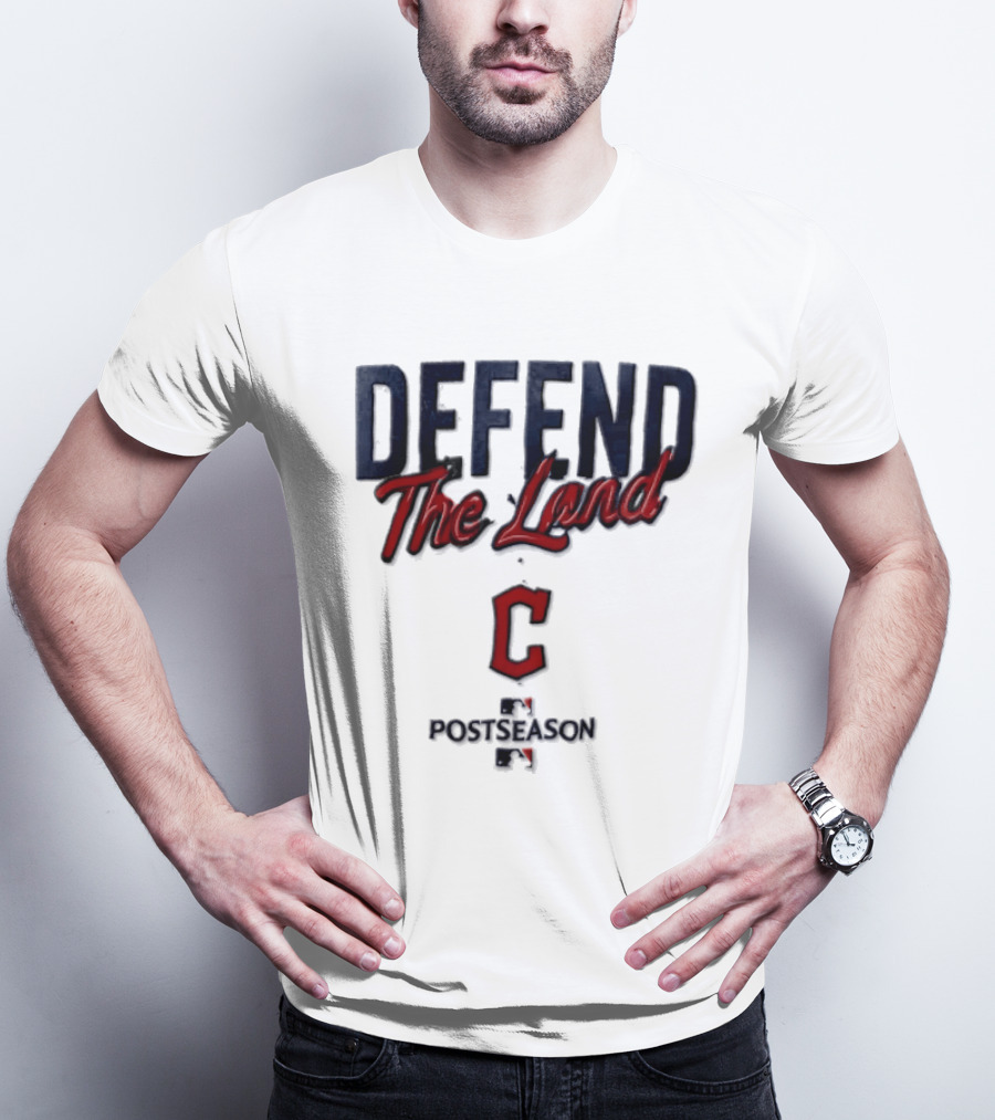 Cleveland Guardians Defend The Land Postseason C T-Shirt