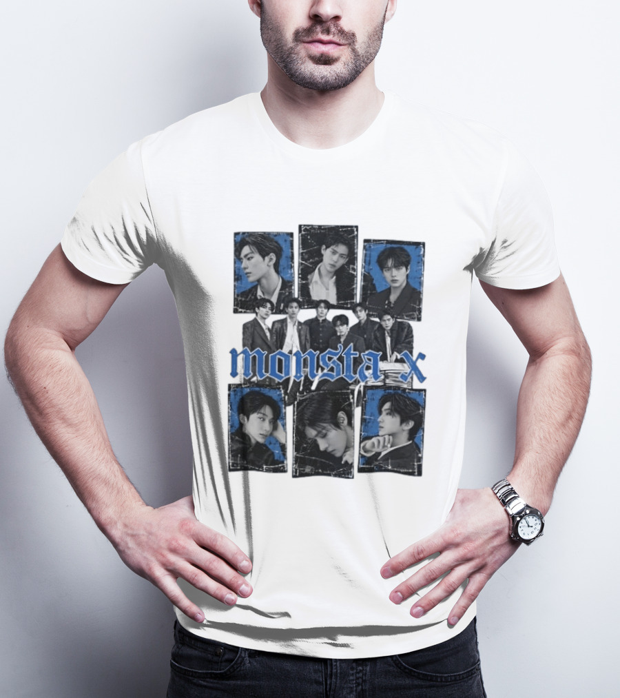 Monsta X World Tour The X Nexus Concert Photos Collage T-Shirt