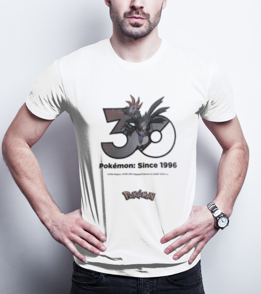 Pokemon Since 1996 Video Game 30th Anniversary Celebration T-Shirt