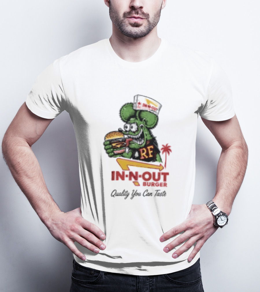 Rat Fink In N Out Burger Quality You Can Taste Collaboration T-Shirt
