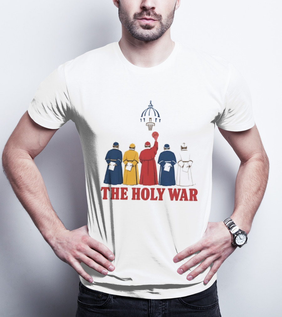 The Holy War Basketball Clergy Team Colors Basketball Dunk T-Shirt