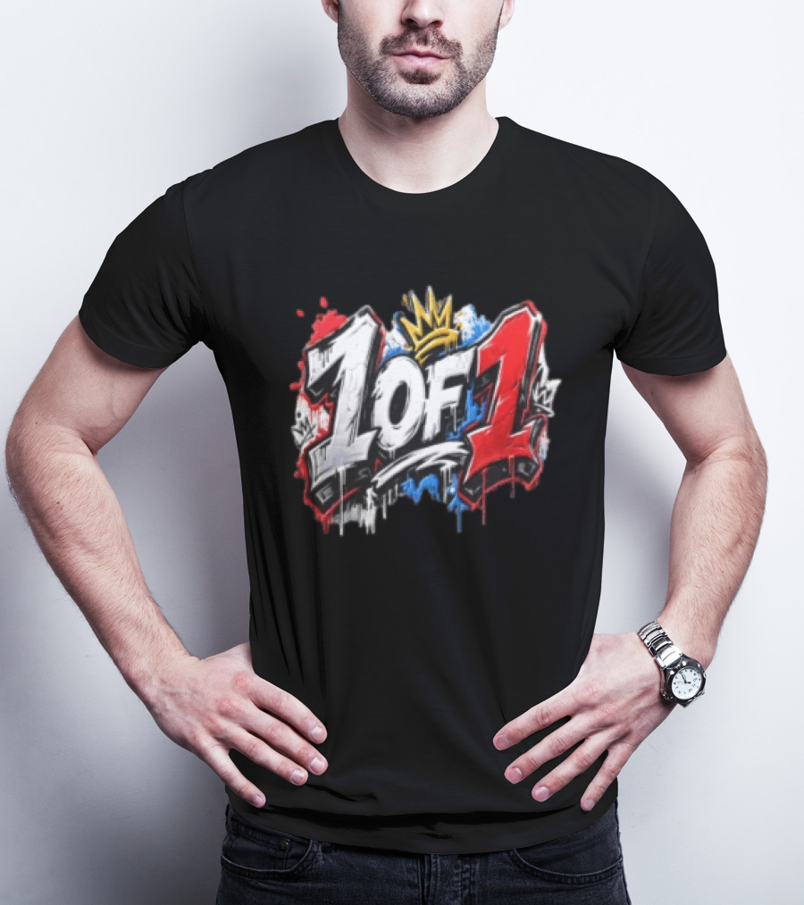 1 Of 1 Graffiti Crowns Splatter Bold Street T-Shirt