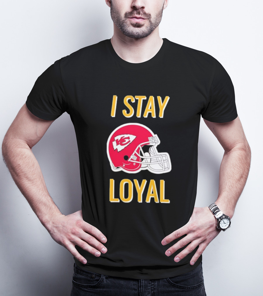 Kansas City Chiefs I Stay Loyal Red Helmet T-Shirt