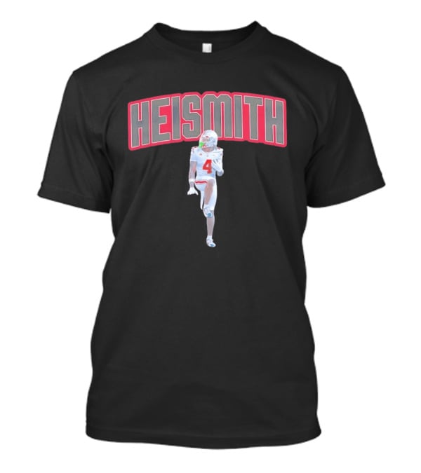 Emeka Egbuka Ohio State Buckeyes Heismith 4 Football T-Shirt
