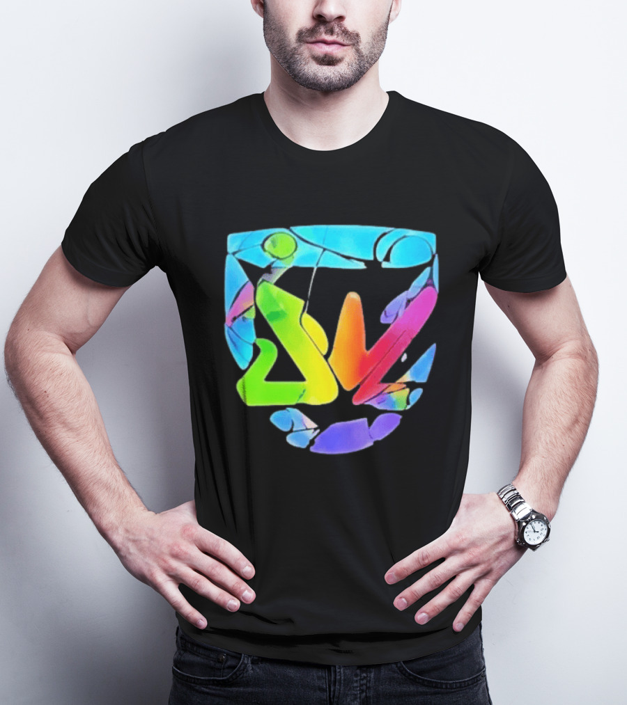 Nice France Riots 2026 Micromania Store Manager Viral Multicolor Abstract T-Shirt