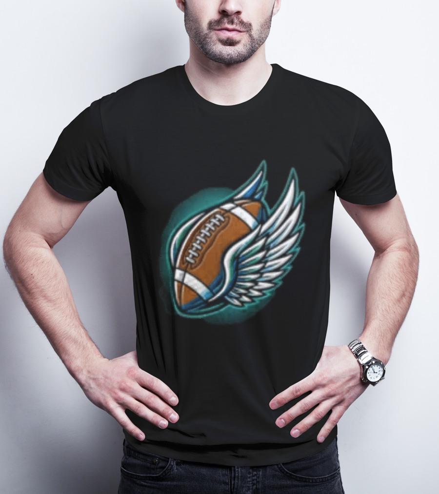 Tennessee Titans Wings Of Victory Eagle Football Lightning Stadium T-Shirt