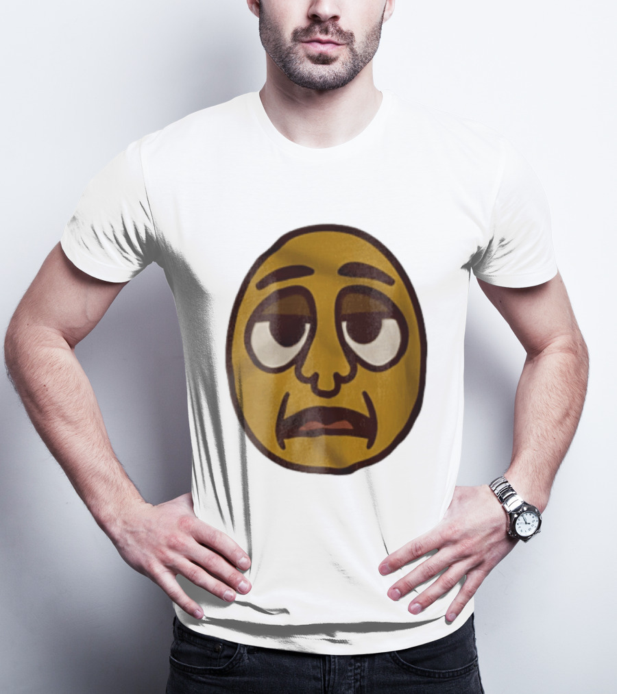 Tired Exhausted Emoji Face Meme Expression T-Shirt