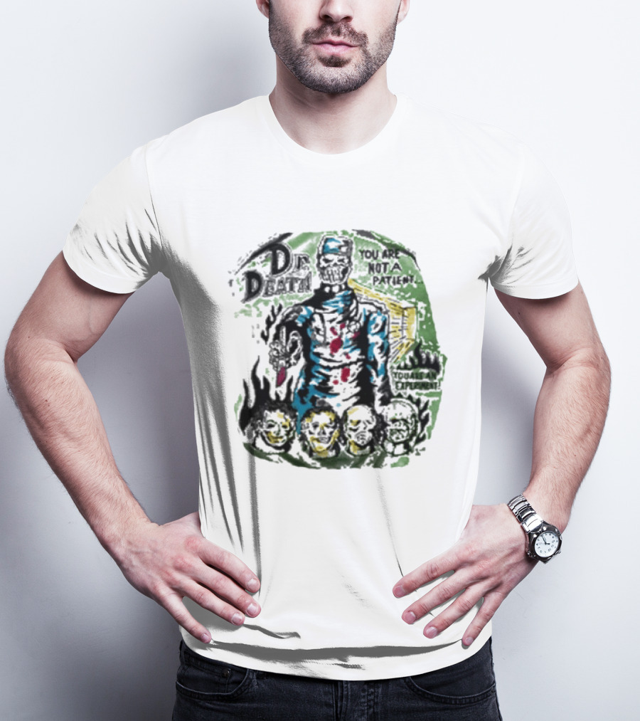 Dr. Death III You Are Not A Dream Warren Lotas Skulls T-Shirt