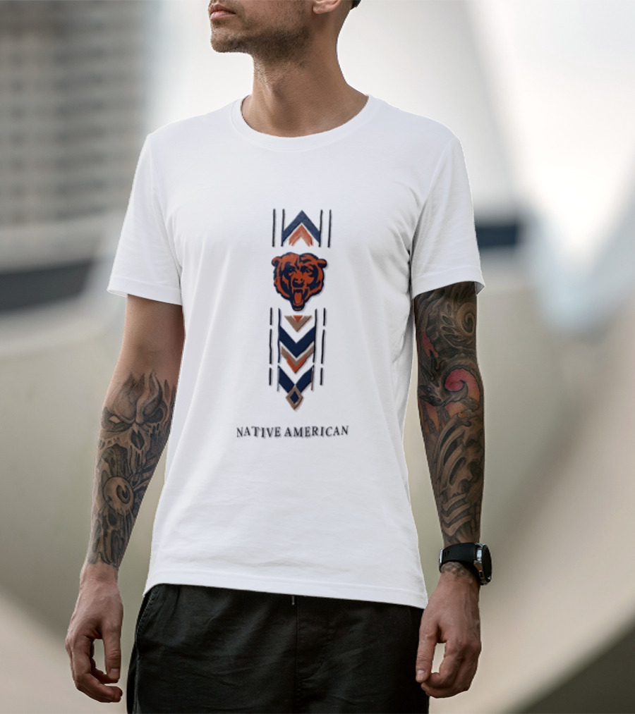 Chicago Bears Native American Heritage Month T-Shirt