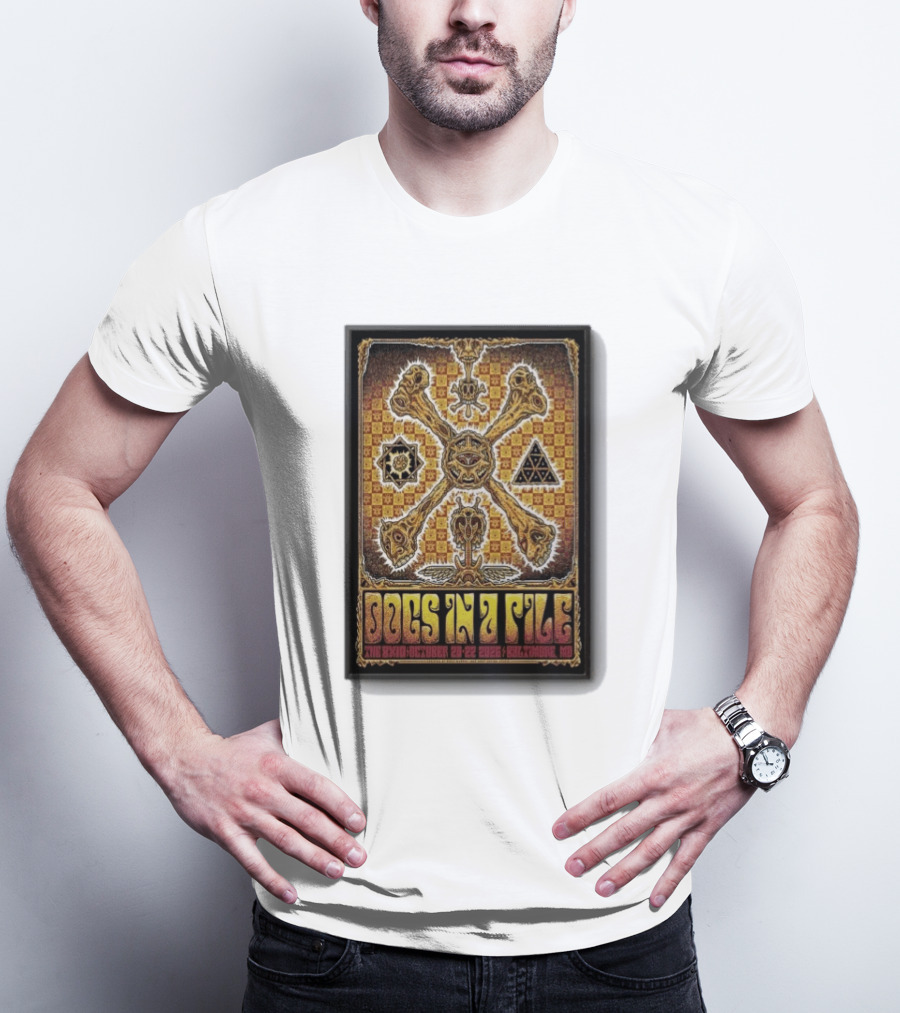 Dogs In A Pile Baltimore MD October 20 22 2026 Tour T-Shirt