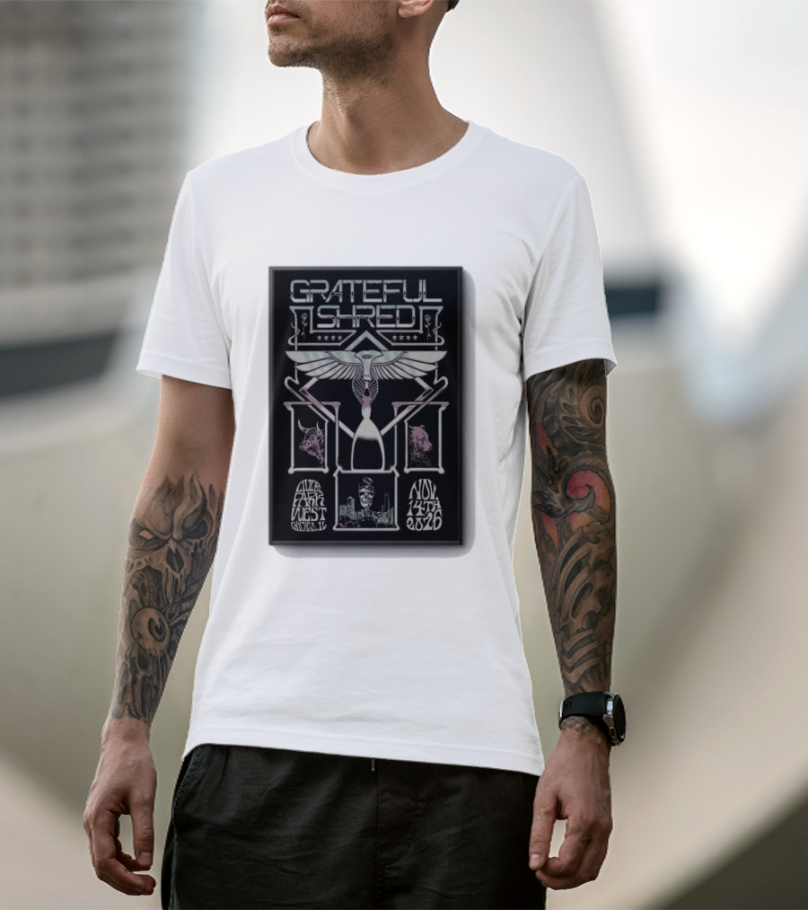Grateful Shred Live At Park West Chicago IL Nov 14 2026 Concert T-Shirt