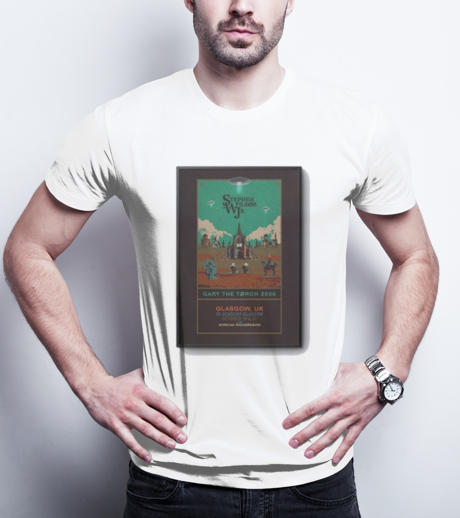 Stephen Wilson Jr. Gary The Torch 2026 Glasgow UK 02 Academy October 19 20 Sorcha Richardson T-Shirt