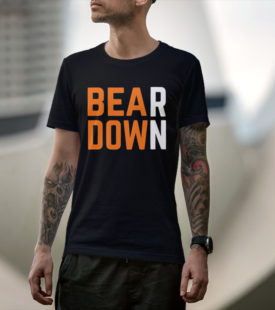Bear Down Chicago Football Team Spirit T-Shirt