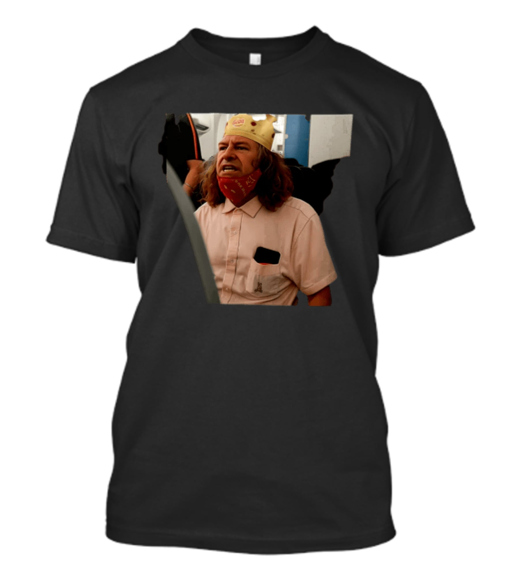 Burger King Crown Angry Guy Meme T-Shirt