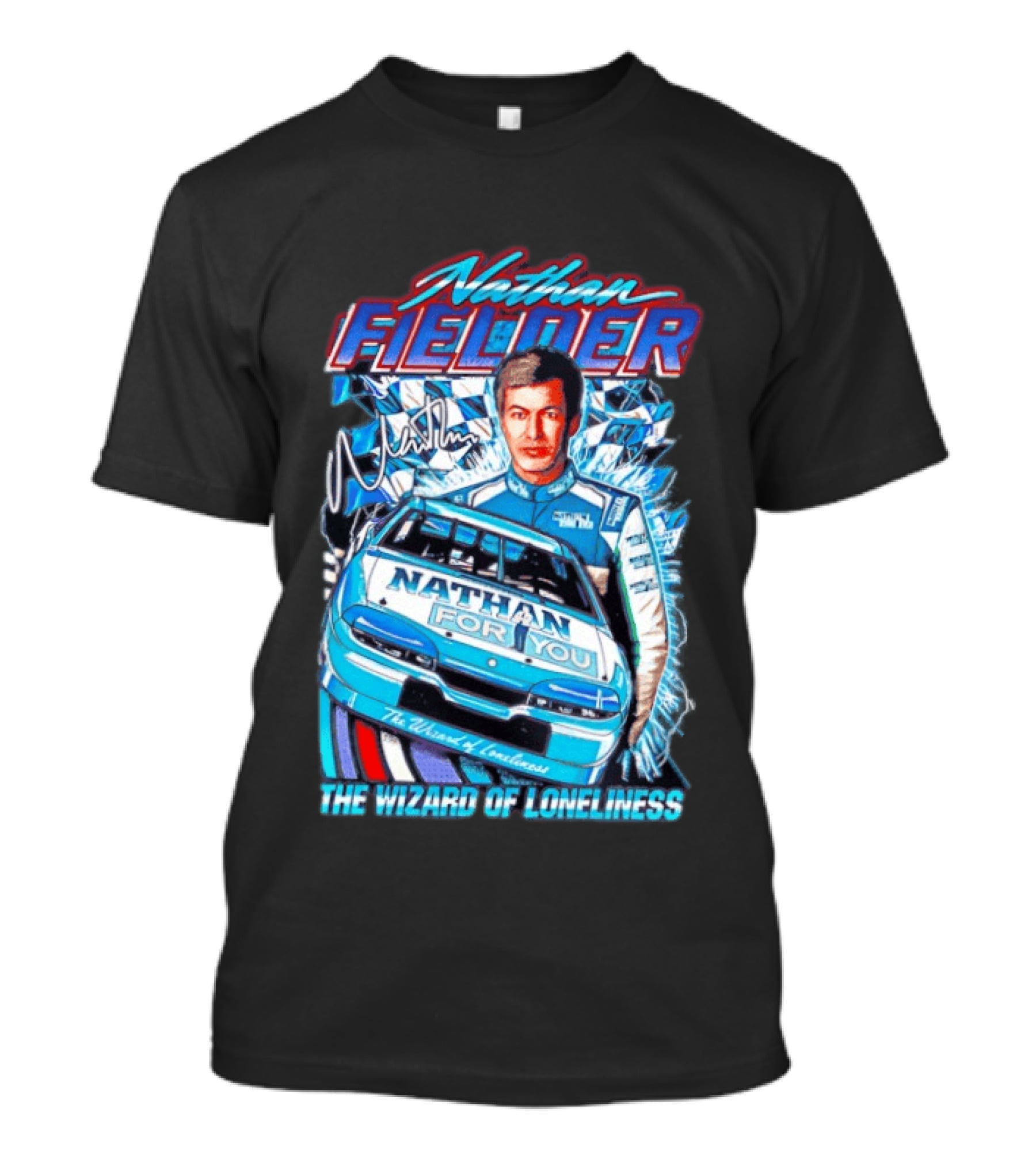 Nathan Fielder For You Wizard Of Loneliness Racing Car T-Shirt