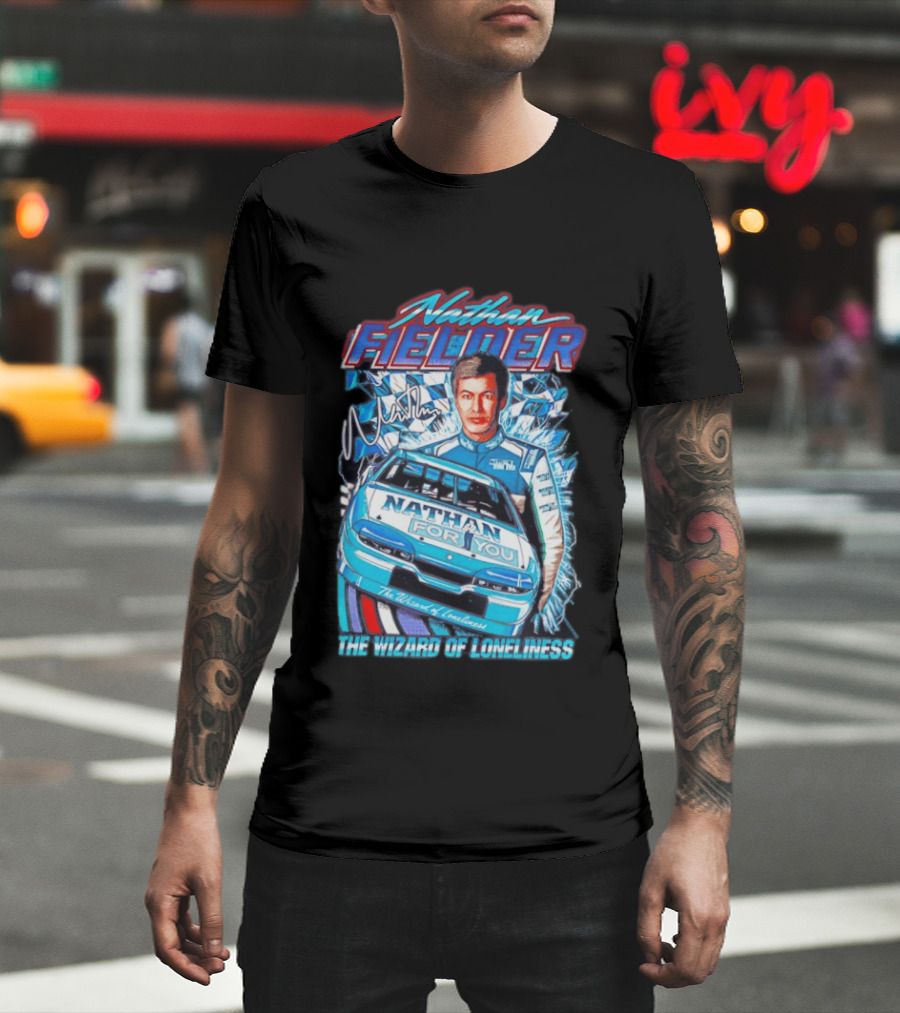 Nathan Fielder For You Wizard Of Loneliness Racing Car T-Shirt