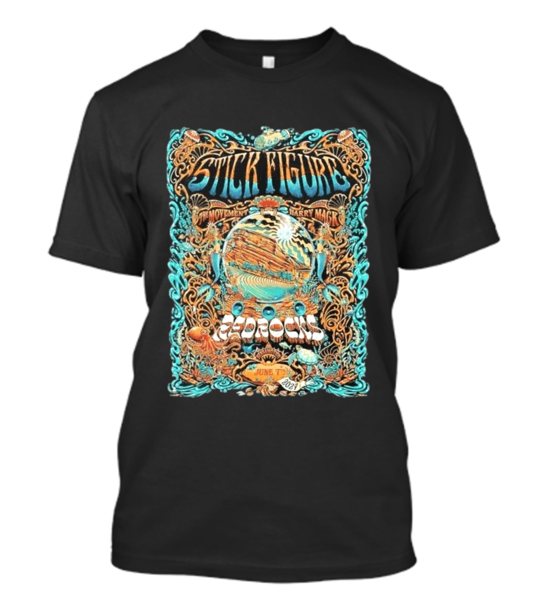 Stick Figure The Movement Harry Mack Red Rocks June 7th 2027 Tour T-Shirt