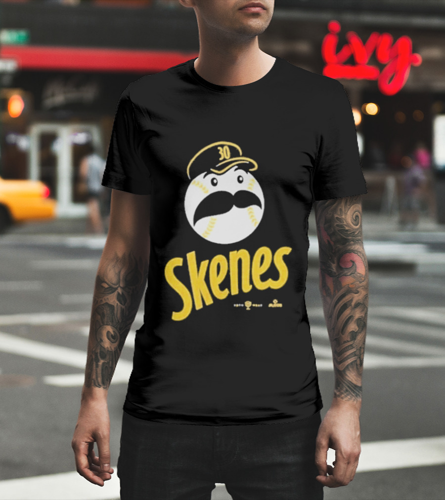 Skenes Baseball Cap Mustache Padres 30 T-Shirt