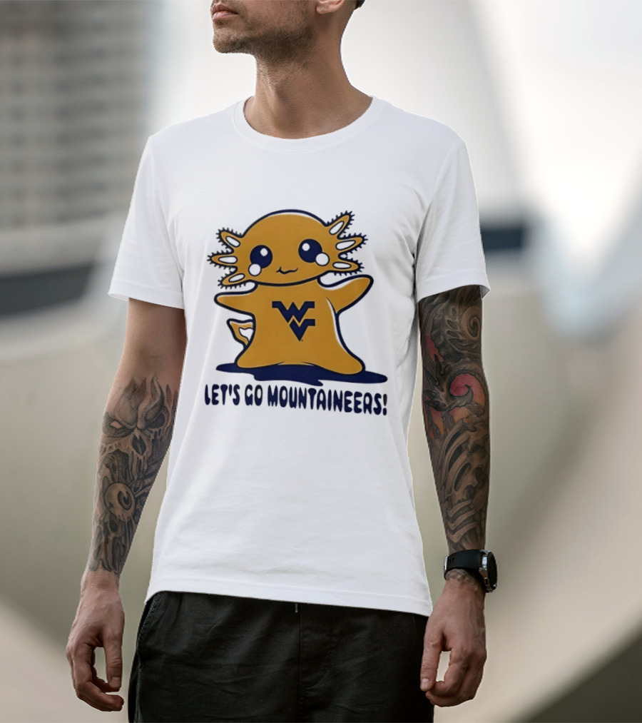 West Virginia Basketball Pokémon Let's Go Mountaineers WVU Fan Spirit T-Shirt