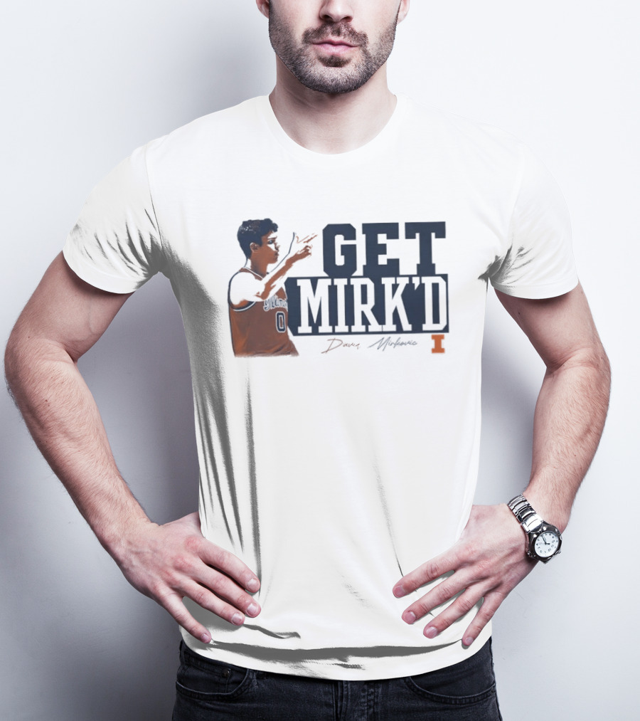 Illinois Fighting Illini Get Mirk'd David Mirkovic T-Shirt