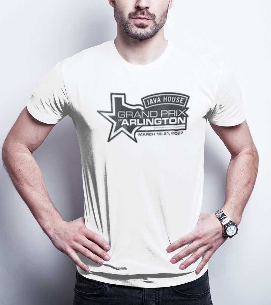 Java House Grand Prix Arlington Texas 2027 Racing Star T-Shirt
