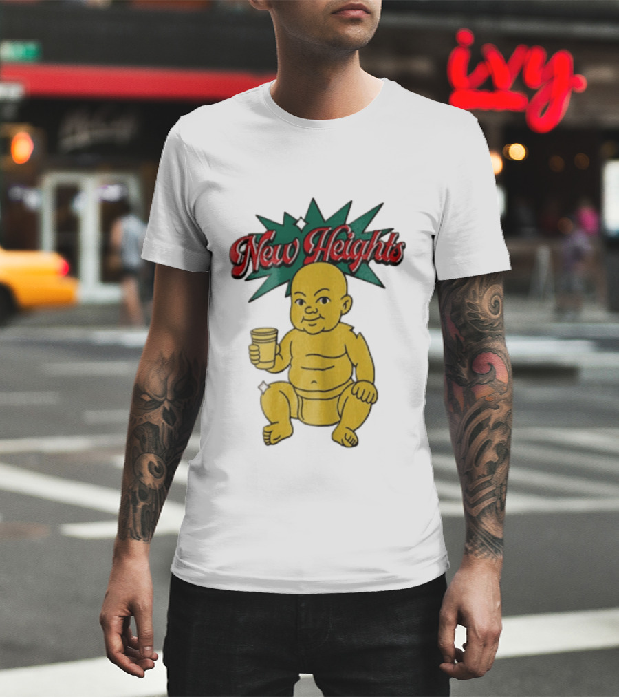 New Heights Golden Baby Drinking Cup T-Shirt