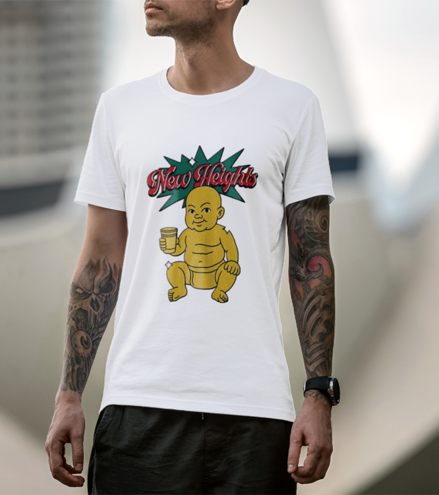 New Heights Golden Baby Drinking Cup T-Shirt