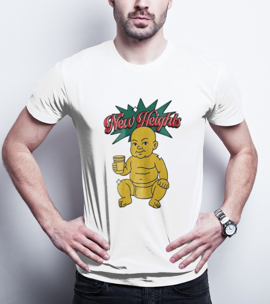 New Heights Golden Baby Drinking Cup T-Shirt