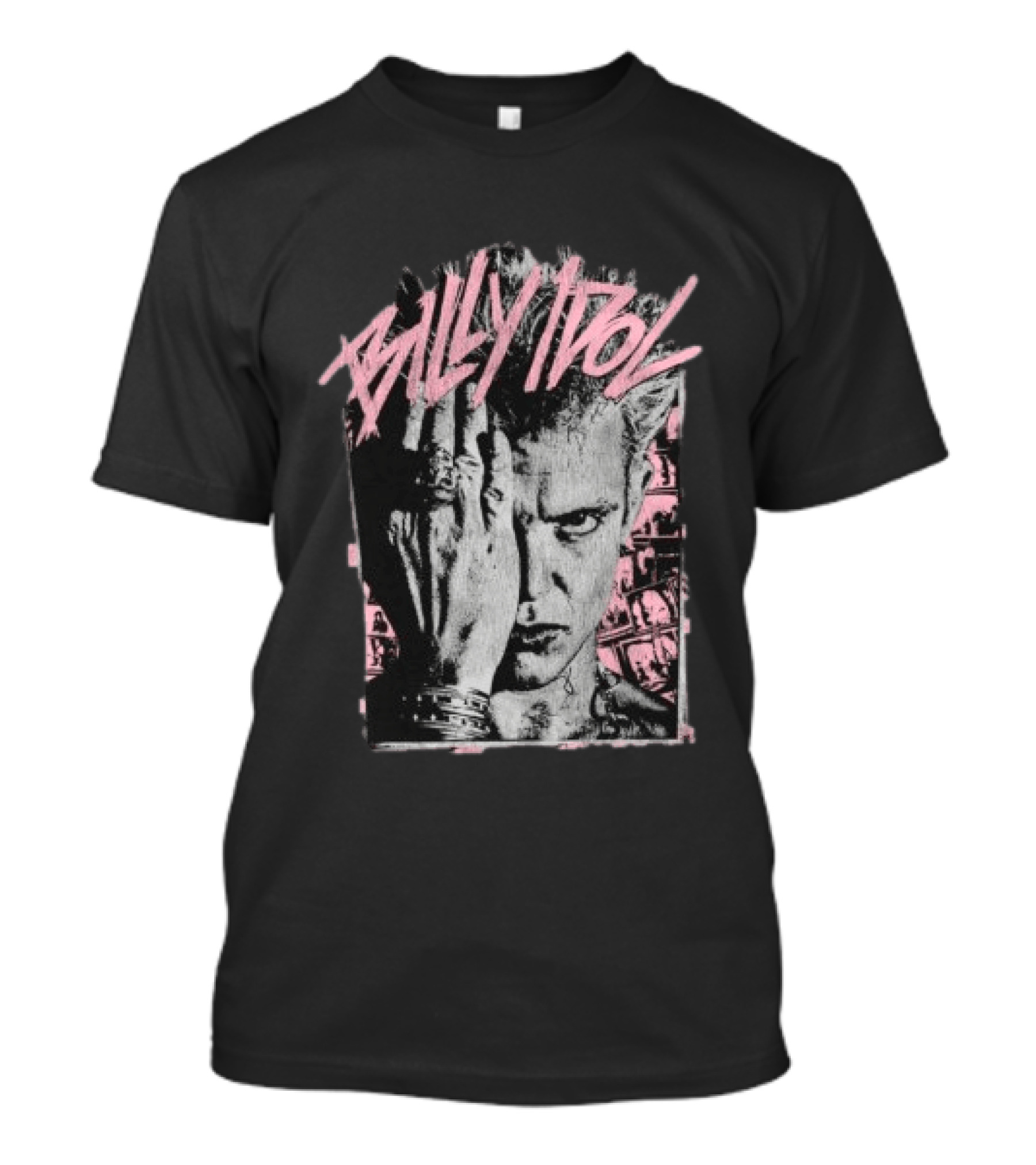 Billy Idol Pink Scratch 2026 Tour T-Shirt