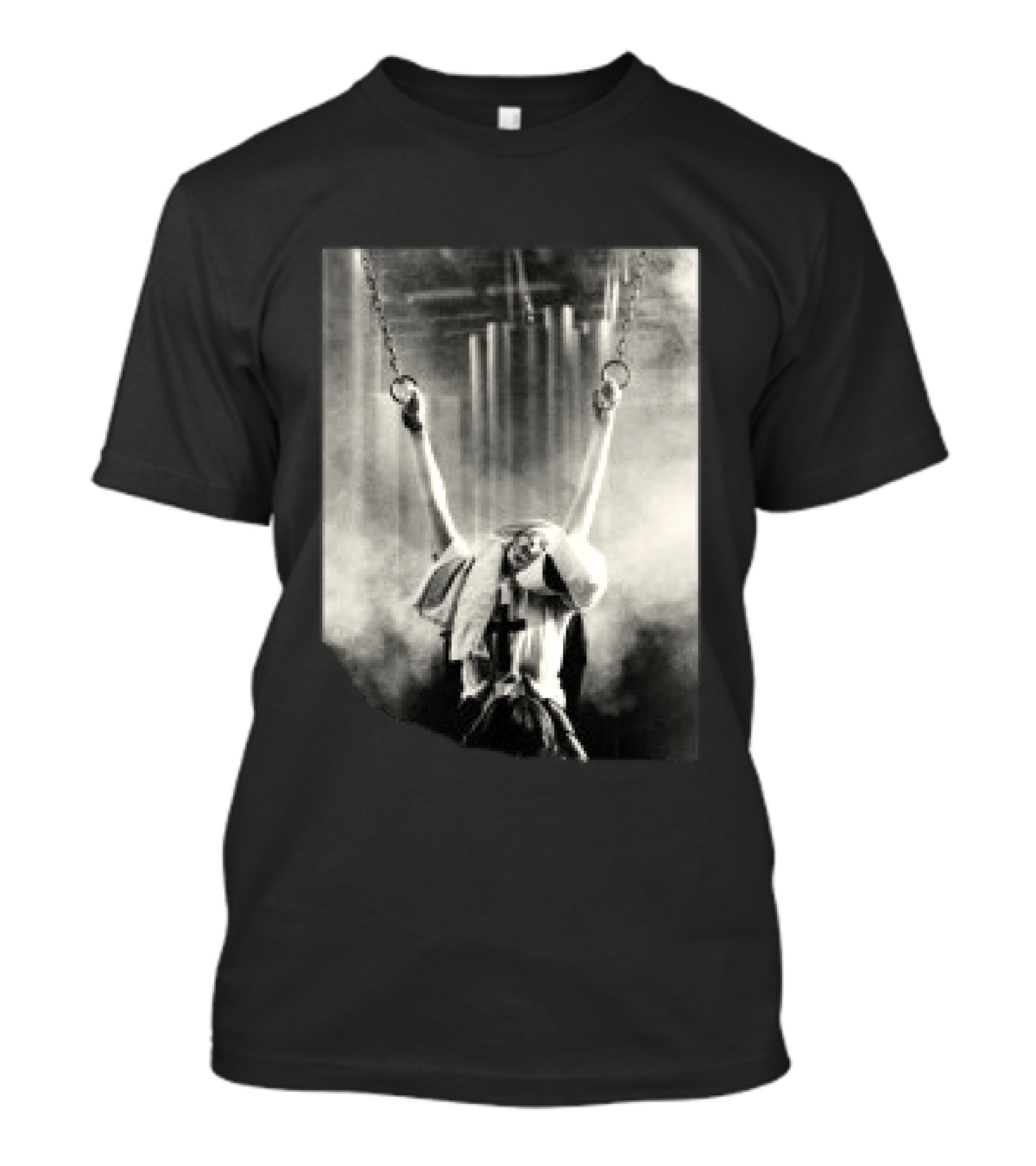 Work Store Mother Of Angels Religious Symbolism Chains Image T-Shirt