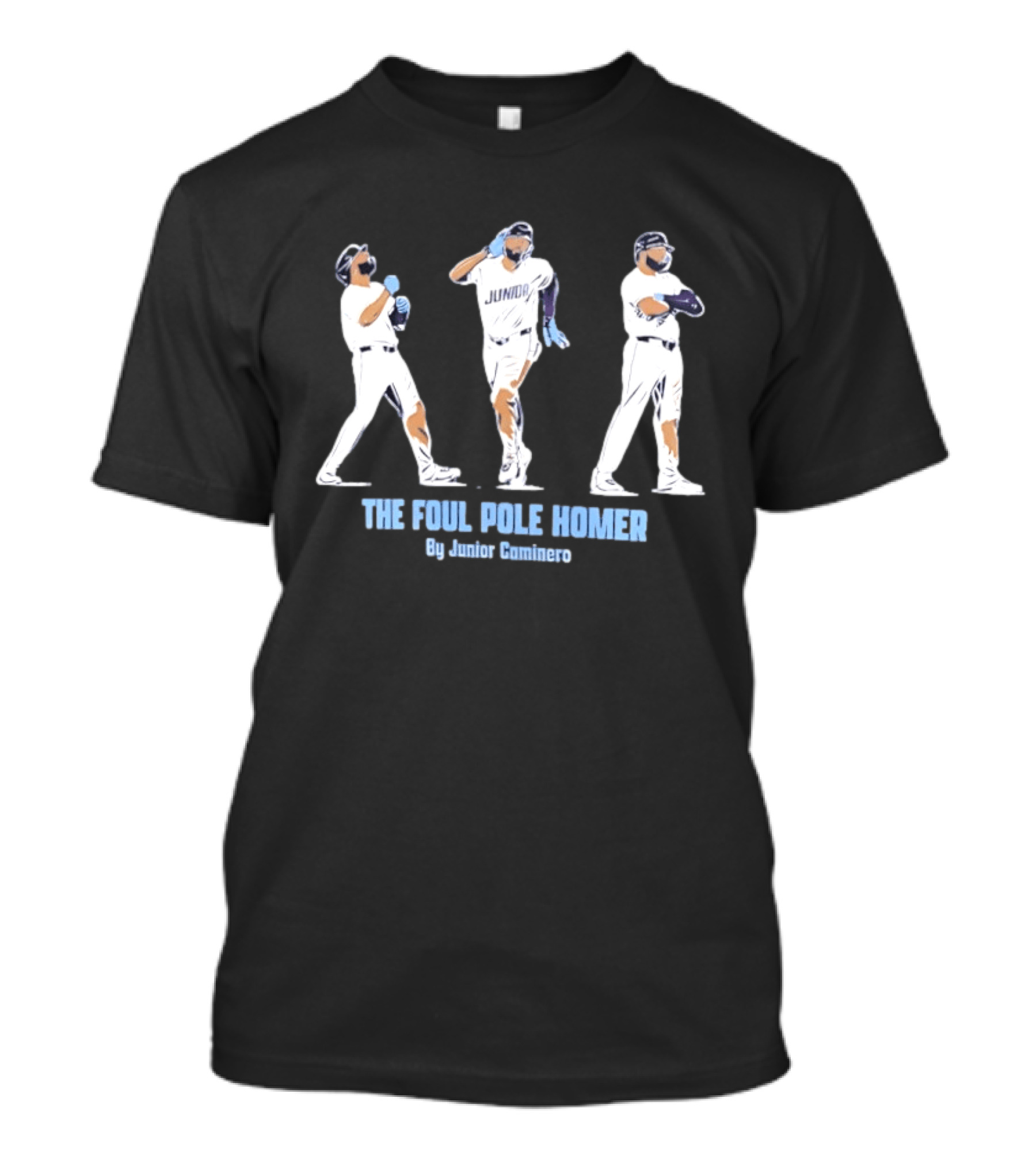 Junior Caminero The Foul Pole Homer Tampa Bay Rays T-Shirt