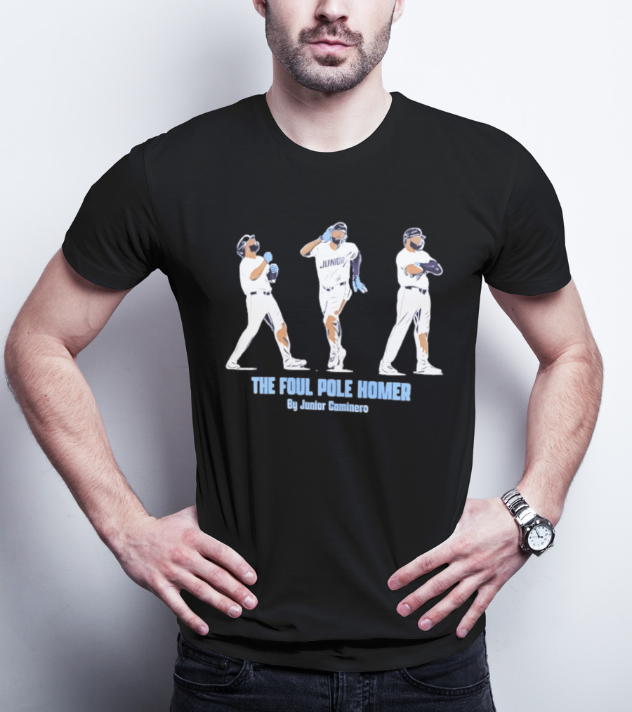 Junior Caminero The Foul Pole Homer Tampa Bay Rays T-Shirt