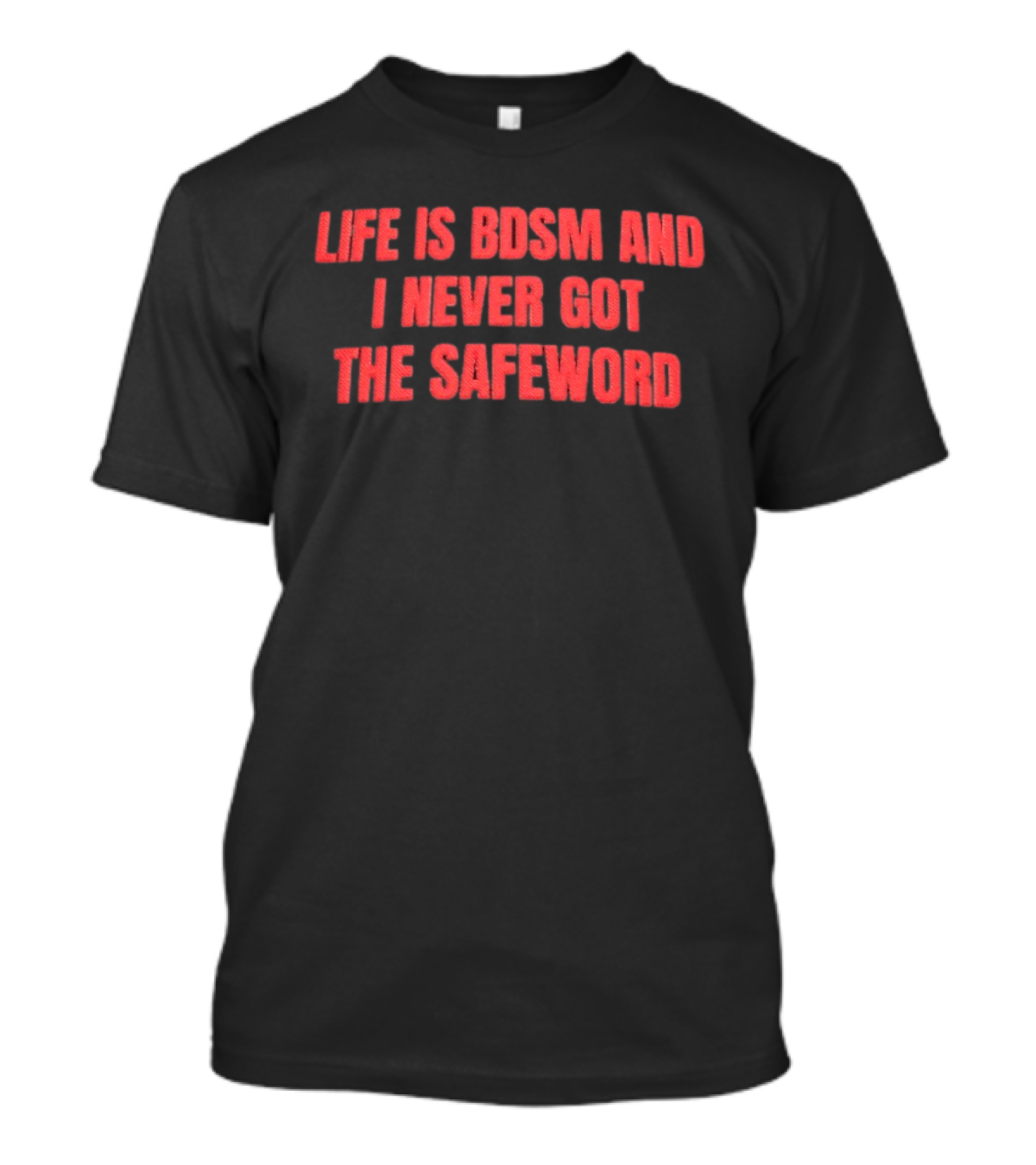 Life Is BDSM And I Never Got The Safeword Playful Humor T-Shirt