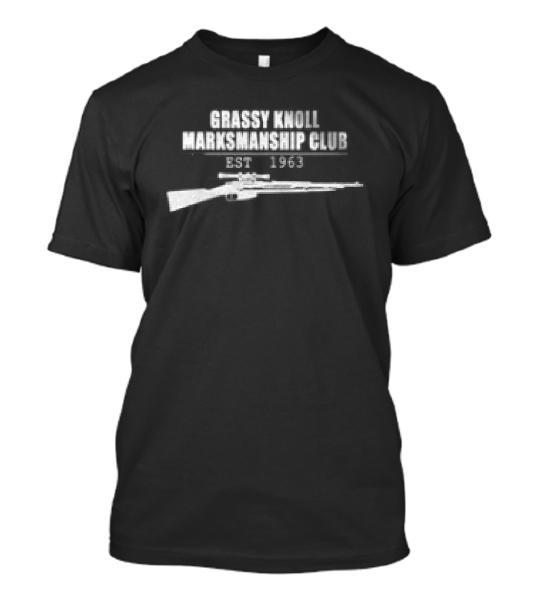 Grassy Knoll Marksmanship Club Langley VA Est 1963 Rifle T-Shirt