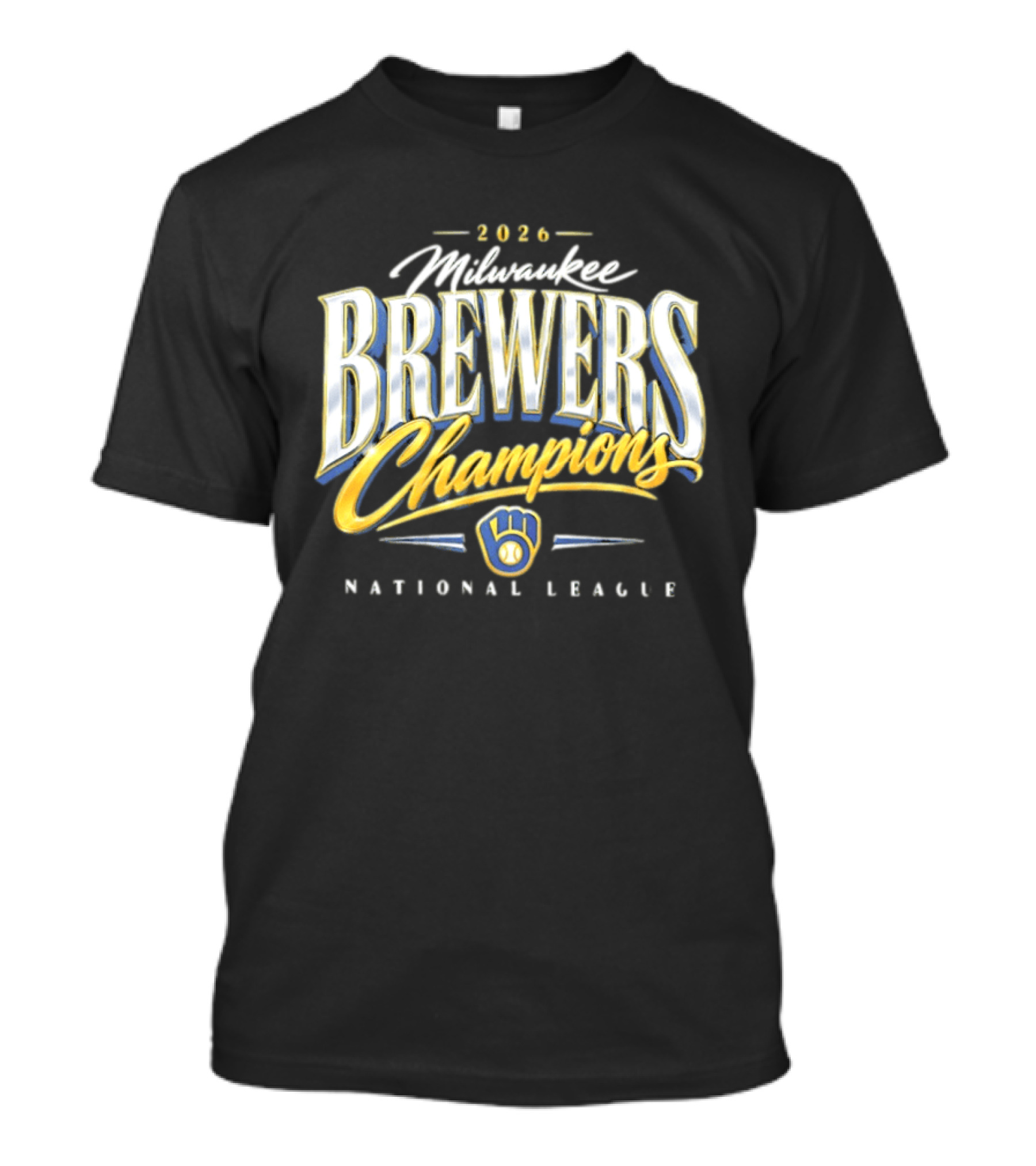 Milwaukee Brewers 2026 National League Champions T-Shirt