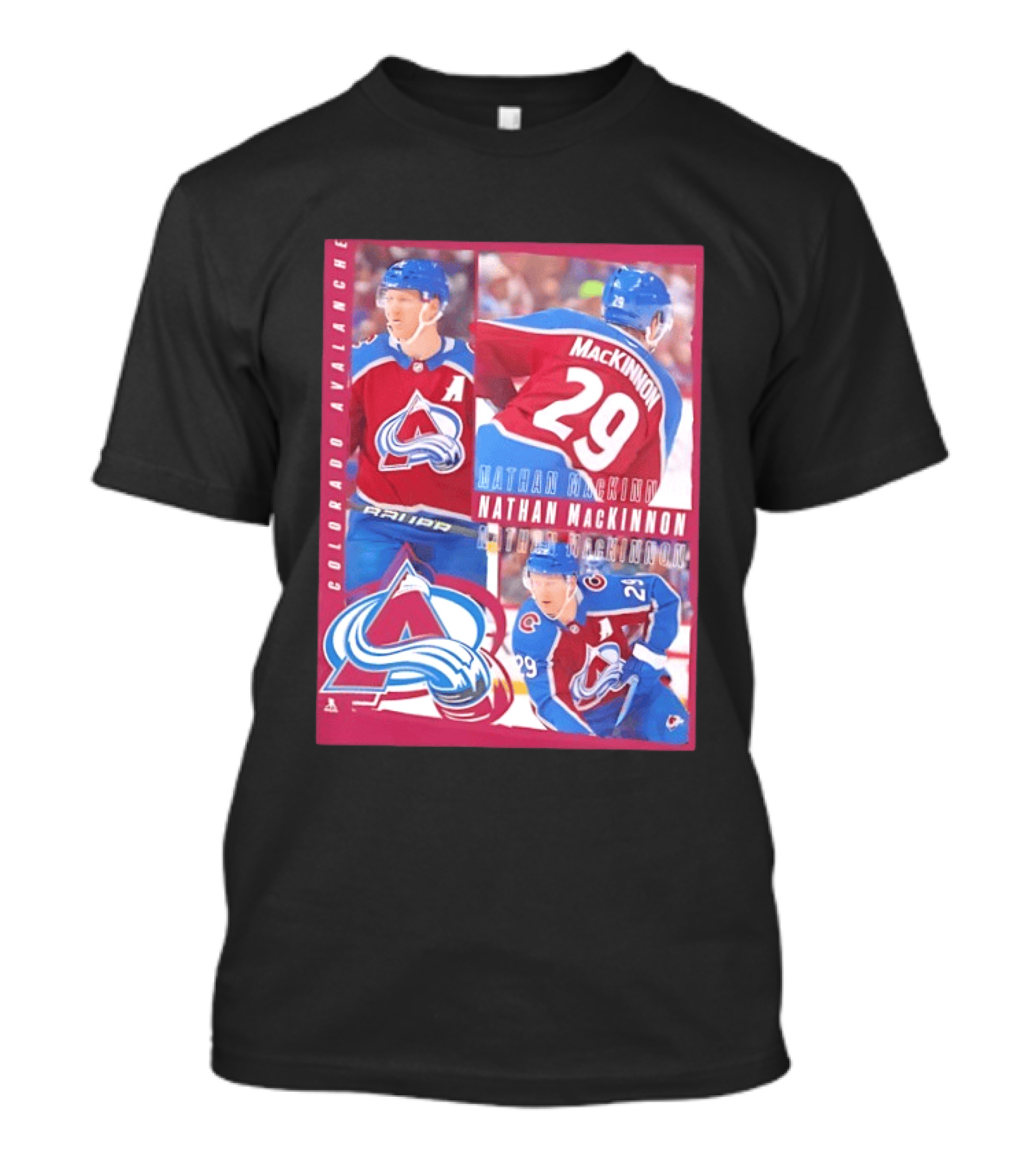 Colorado Avalanche Nathan MacKinnon 29 All For One T-Shirt